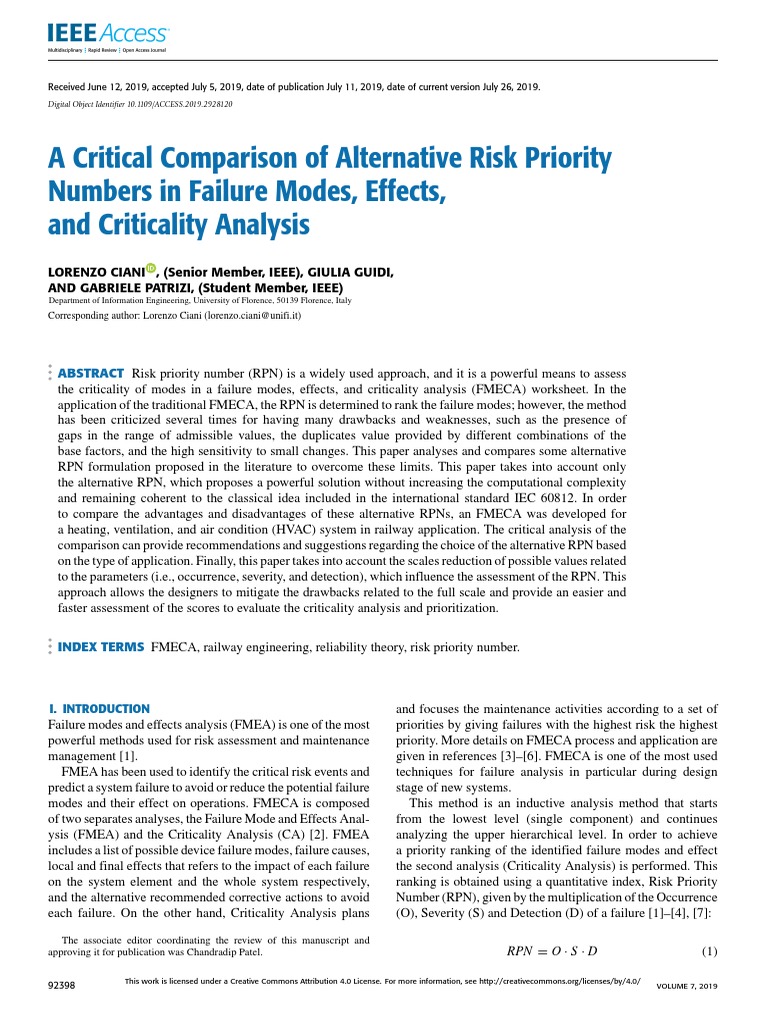 Application - of - The - FMEA IEC 60812 Año 2018 08759874 | PDF ...