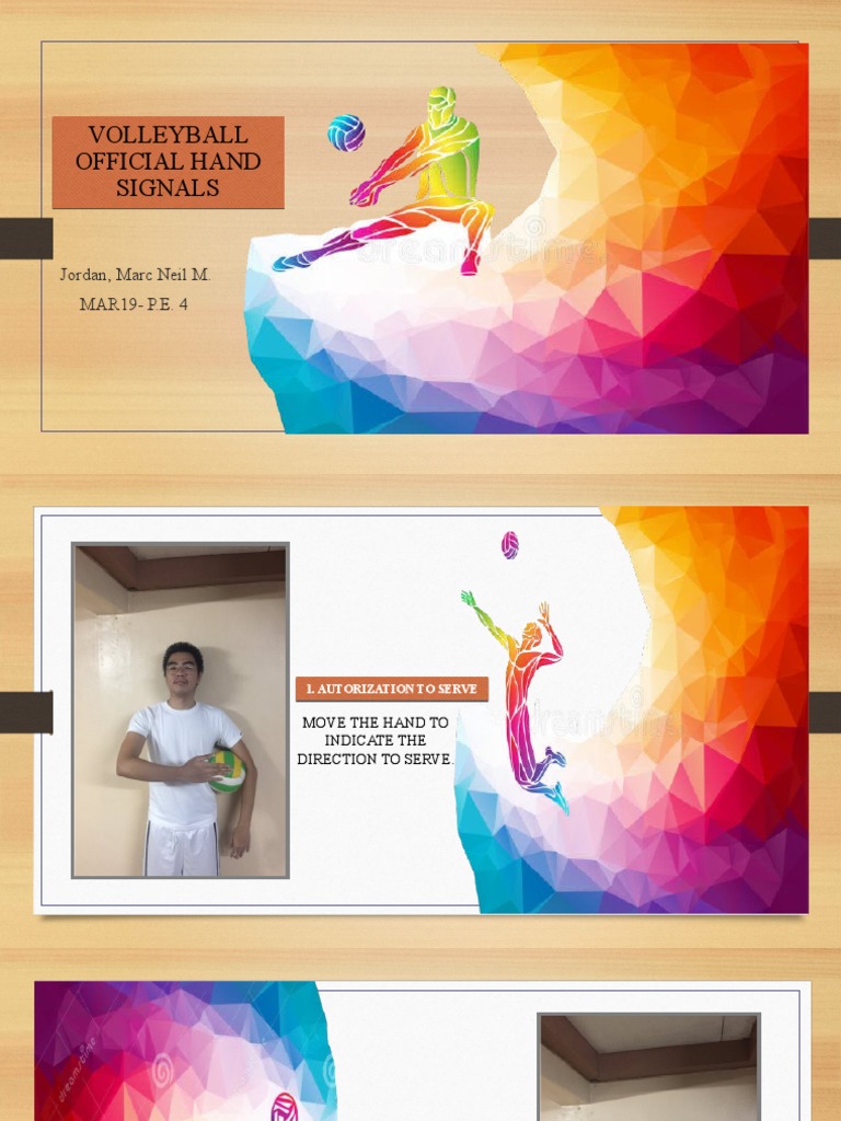 Volleyball Official Hand Signals Guide | PDF