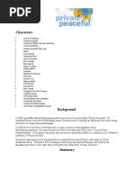 Private Peaceful. Chapters Summary | PDF | Nature