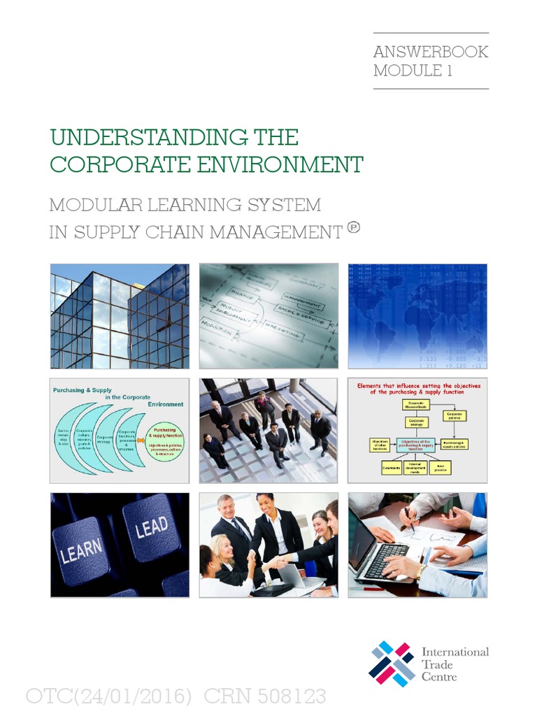 Understanding The Corporate Environment: Modular Learning System in ...