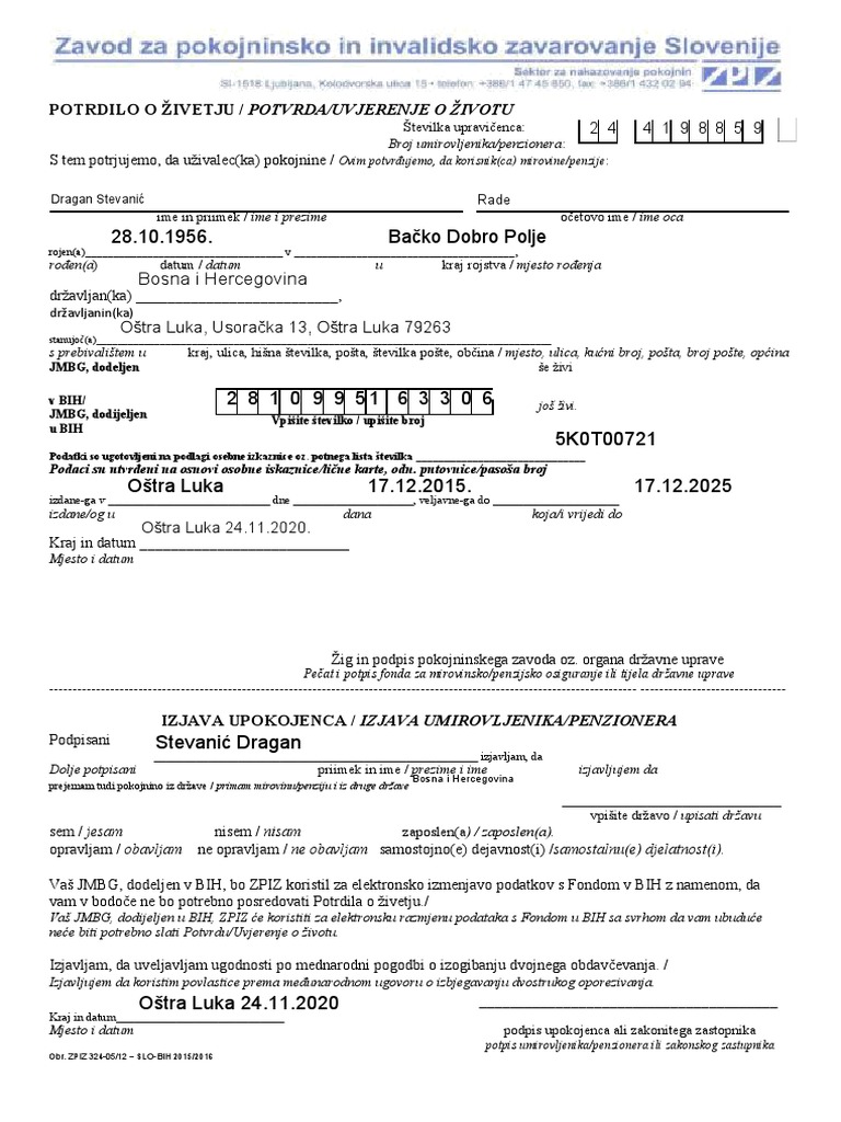 Zpiz - Bosna in Hercegovina | PDF