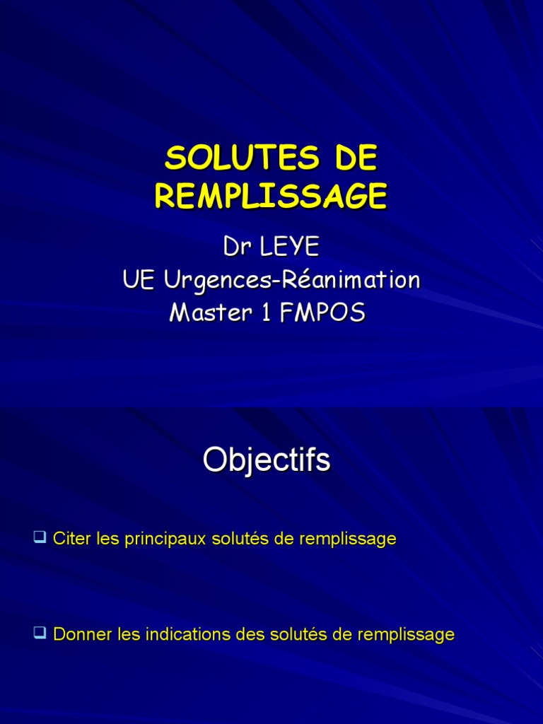 Solutes de Remplissage | PDF | Spécialités médicales | Maladie d'Alzheimer