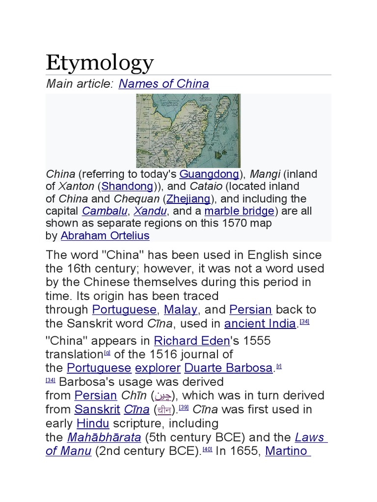 Etymology: Main Article | PDF