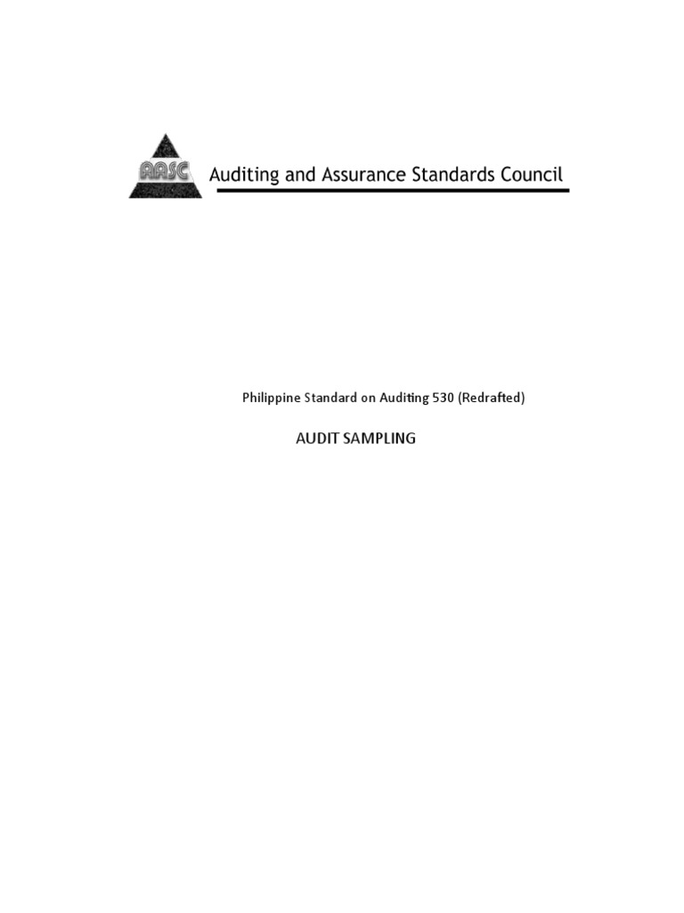Standards B: Audit Sampling | Download Free PDF | Audit | Sample Size ...