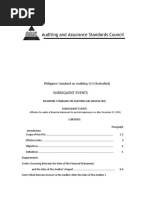 ISA 560 From 2018 Vol | PDF | Auditor's Report | Financial Audit