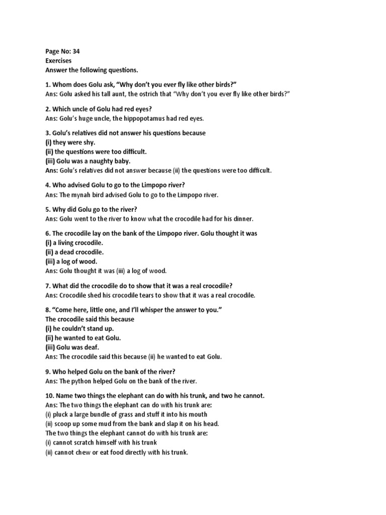 Question and Answers | PDF