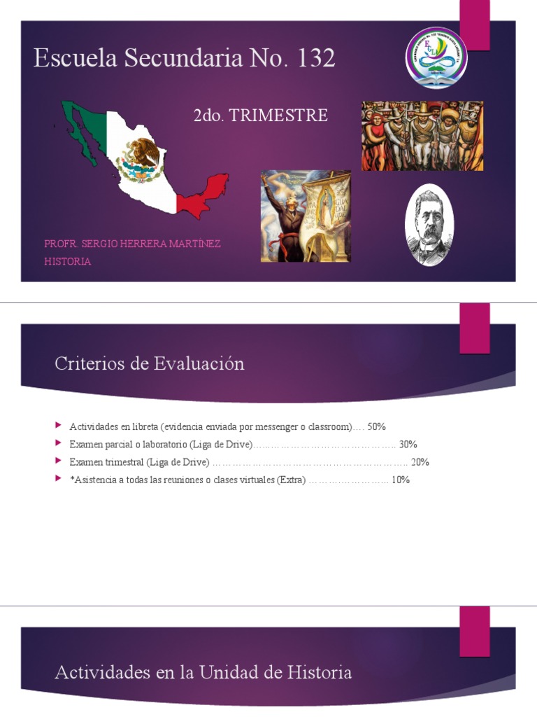 Presentación 2do Trimestre Historia | PDF