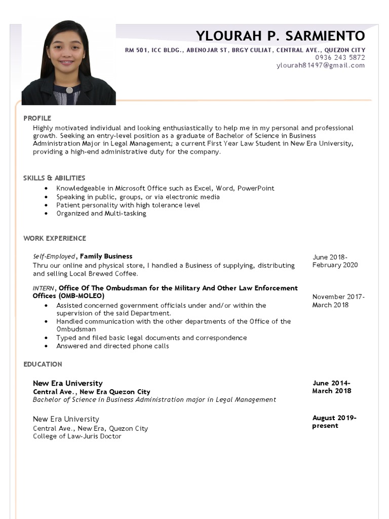 Sample RESUME Entry-Level-Position Reed