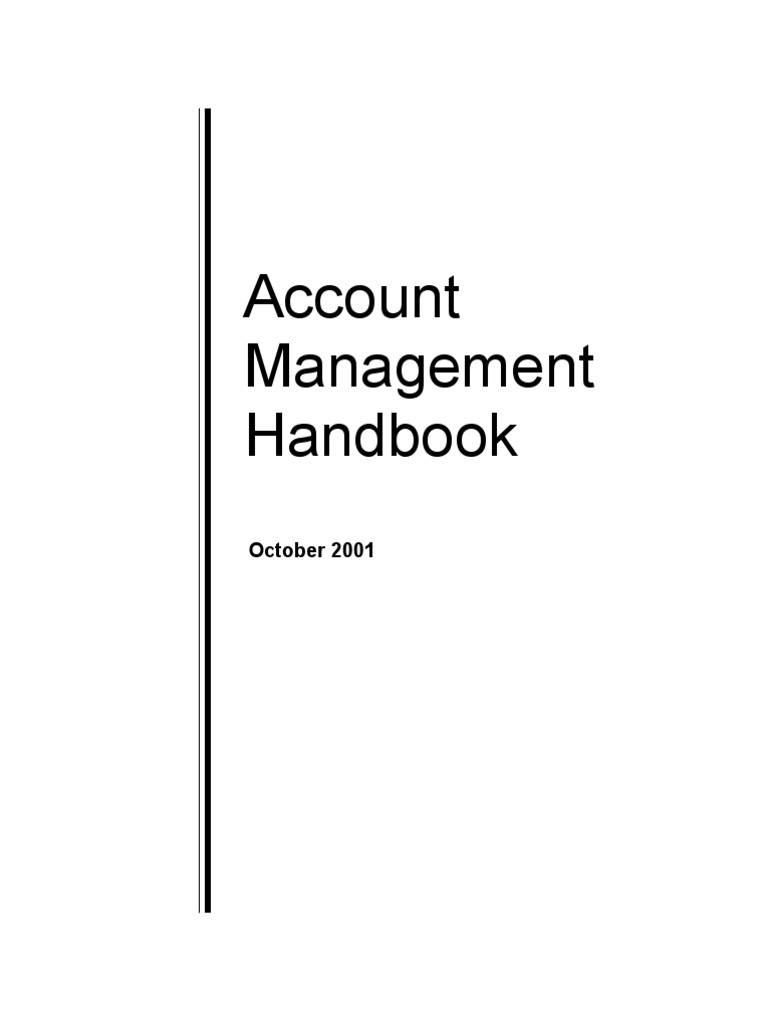Account Management Handbook | PDF