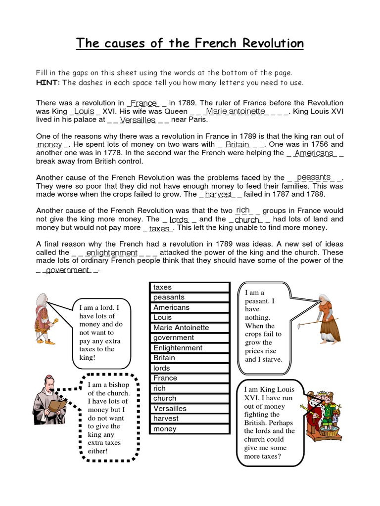 The Causes of the French Revolution: Financial Troubles, Social ...