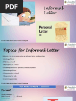 Informal Letter Writing (Format) | PDF