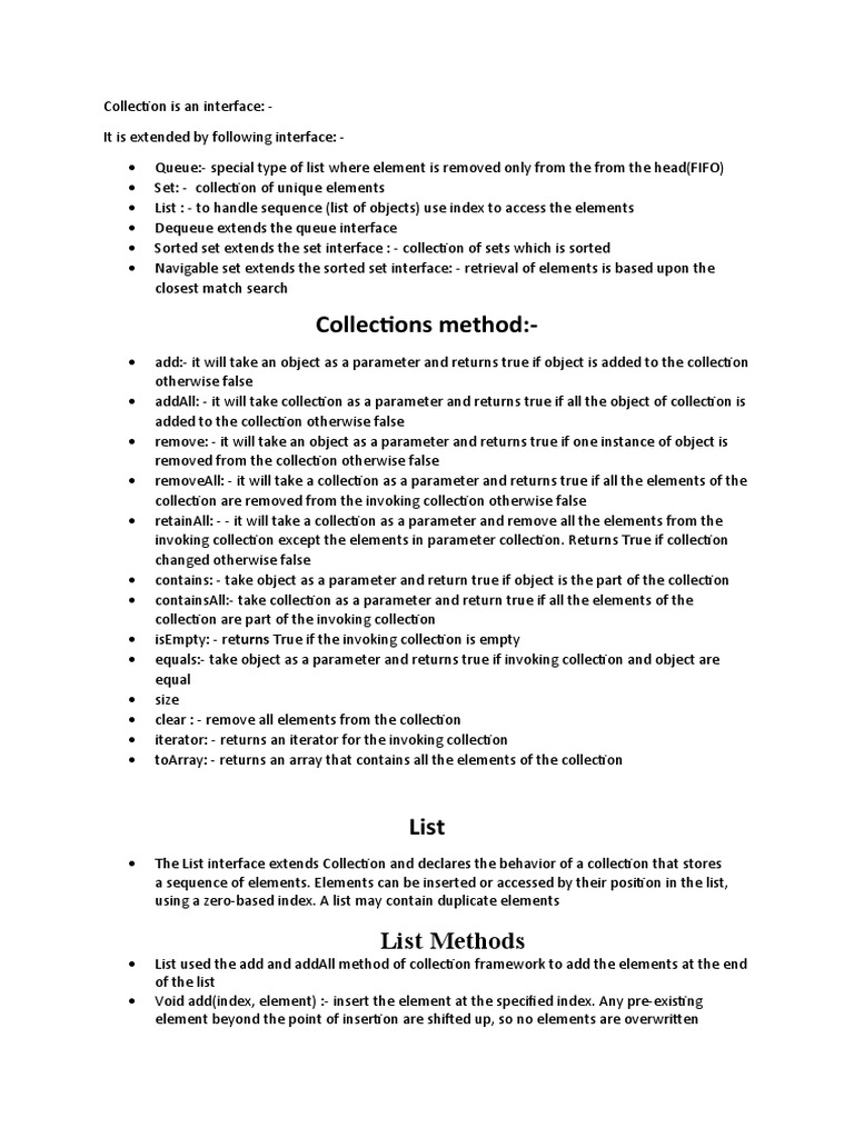Collection Framework Pdf Queue Abstract Data Type Theoretical Computer Science