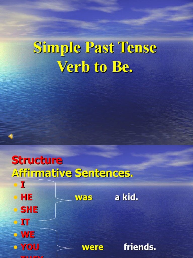 Simple Past Tense BE | PDF | Morphology | Semiotics