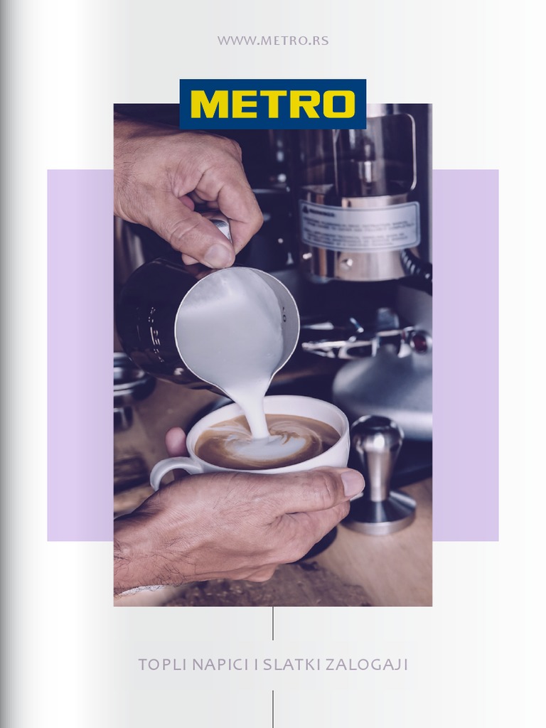 Metro Srbija Topli Napici I Slatki Zalogaji | PDF