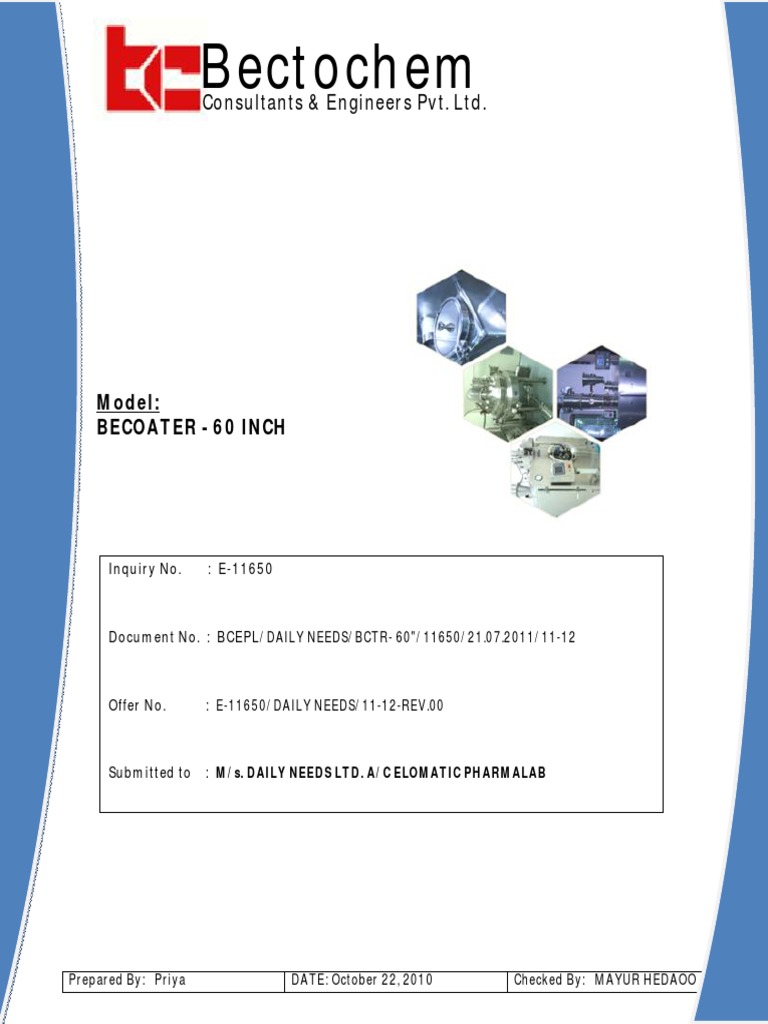 Bectochem: Consultants & Engineers Pvt. LTD | Download Free PDF | Duct ...