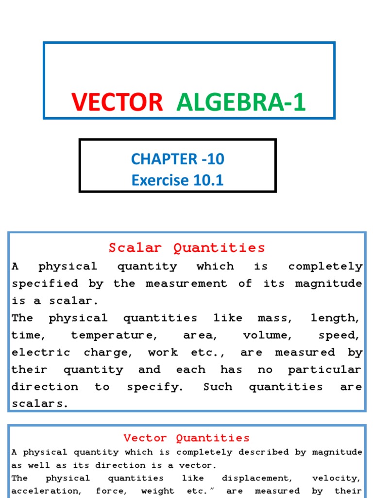 Vectors 1 Pdf Euclidean Vector Velocity