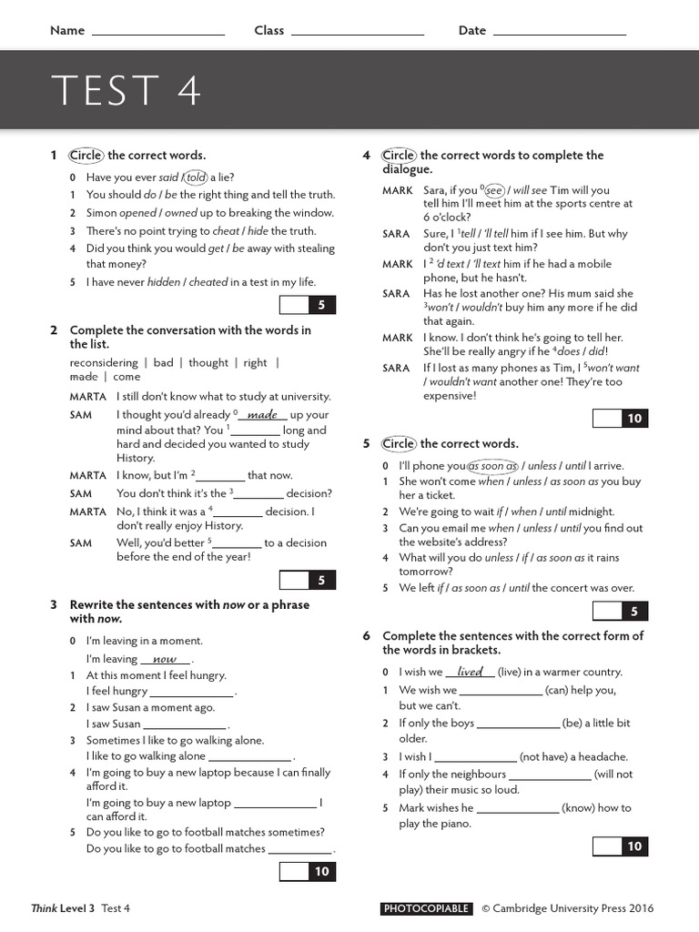 Unit 4 Test PDF | PDF