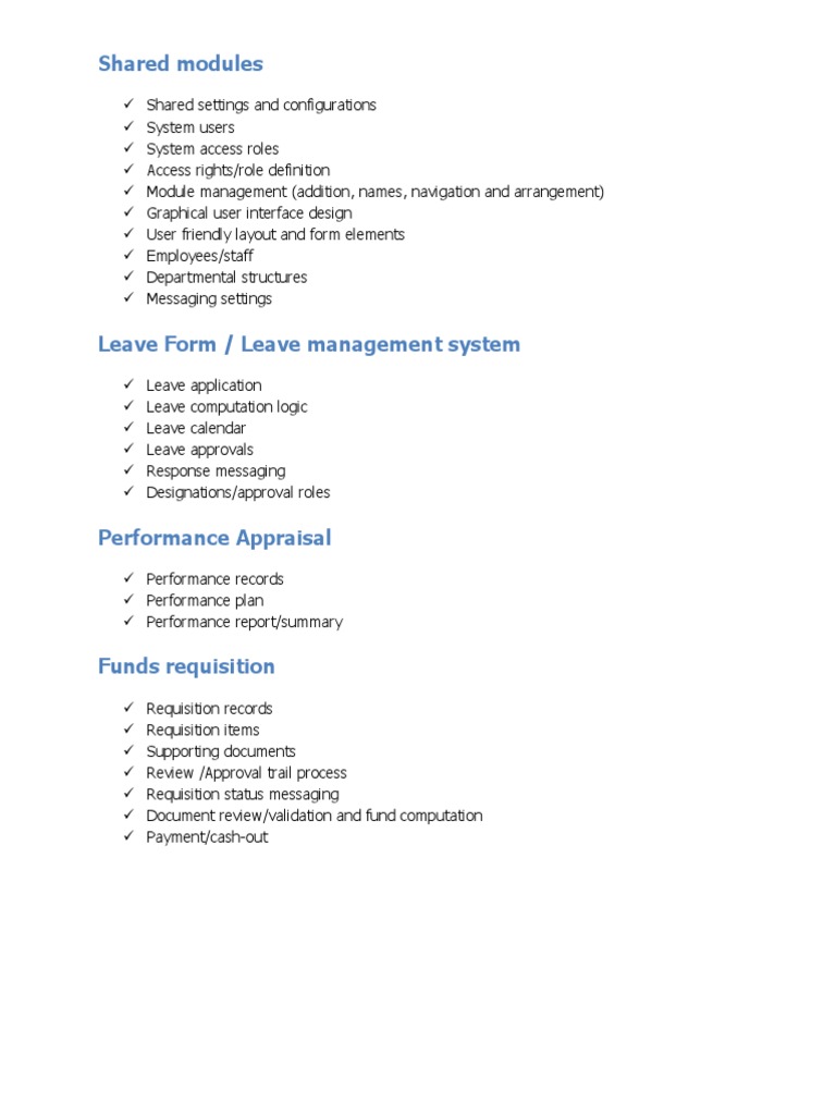 Shared Modules | PDF | Graphical User Interfaces | Performance Appraisal