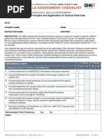 DA Form 5164-R Hands-On Evaluation | PDF