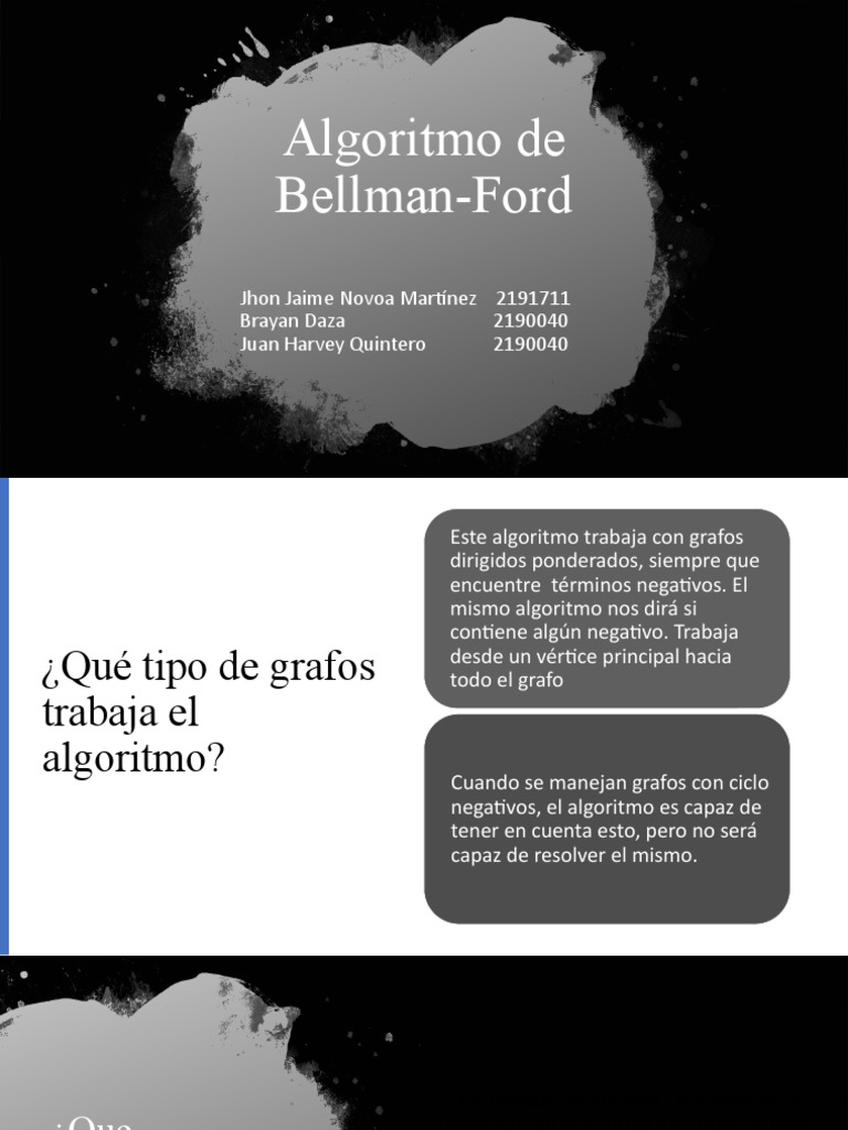 Algoritmo de Bellman-Ford | PDF | Algoritmos | Informática teórica