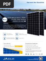 JA Solar Module Datasheet | PDF | Solar Panel | Electric Power