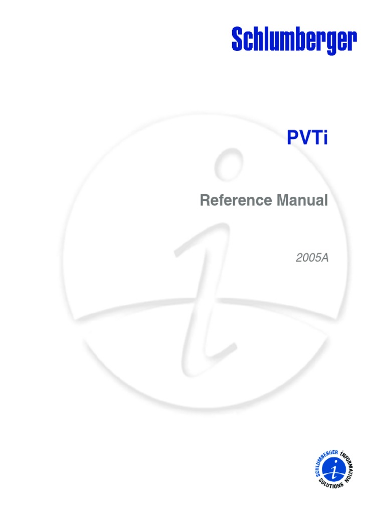 PVTi REFERENCE MANUAL PDF | PDF | Correlation And Dependence | Viscosity