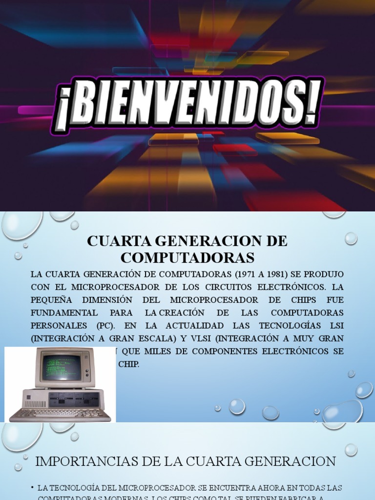 4ta Generacion de Computadoras | PDF | Apple Inc. | Circuito integrado