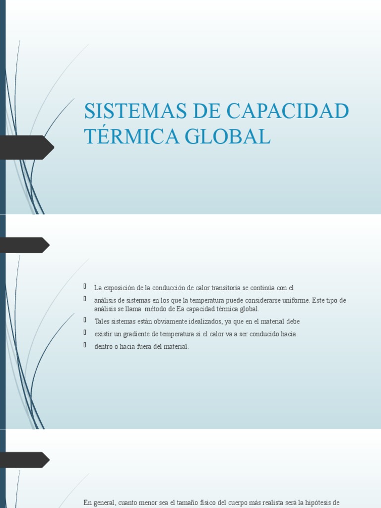 Sistemas de Capacidad Térmica Global | Descargar gratis PDF ...