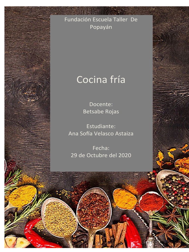 Cocina Fria | PDF | Panes | Queso