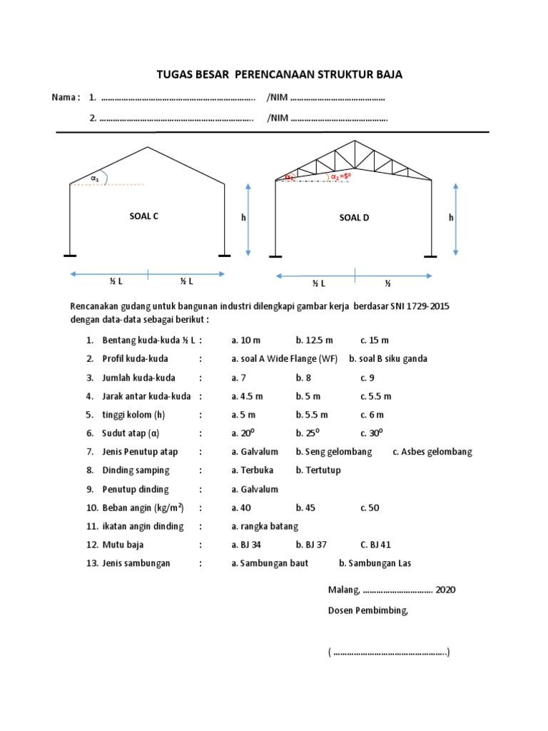 Soal Tubes Baja - 2020 Pak Yunan | PDF