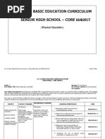 Grade 11 HOPE Curriculum Overview | PDF | Physical Education | Sports