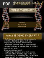Overview of Gene Therapy Techniques | PDF | Gene Therapy | Viral Vector