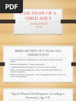 Child Case Study Report | PDF | Language Development | Child Development