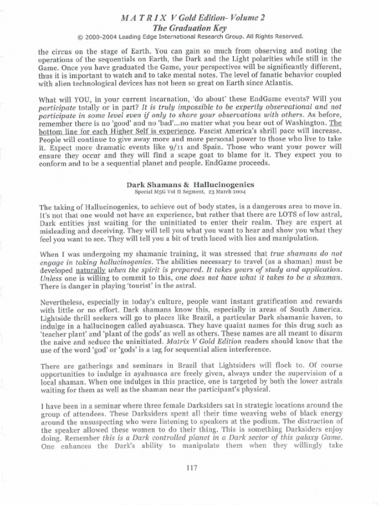 MATRIX V - The Graduation Key 2 | PDF