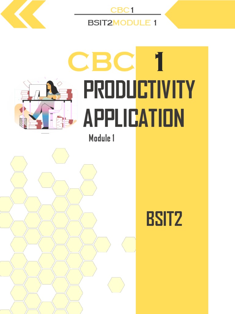 Cbc1-Module - 1 - P1 - Productivity Application | PDF | Hyperlink ...