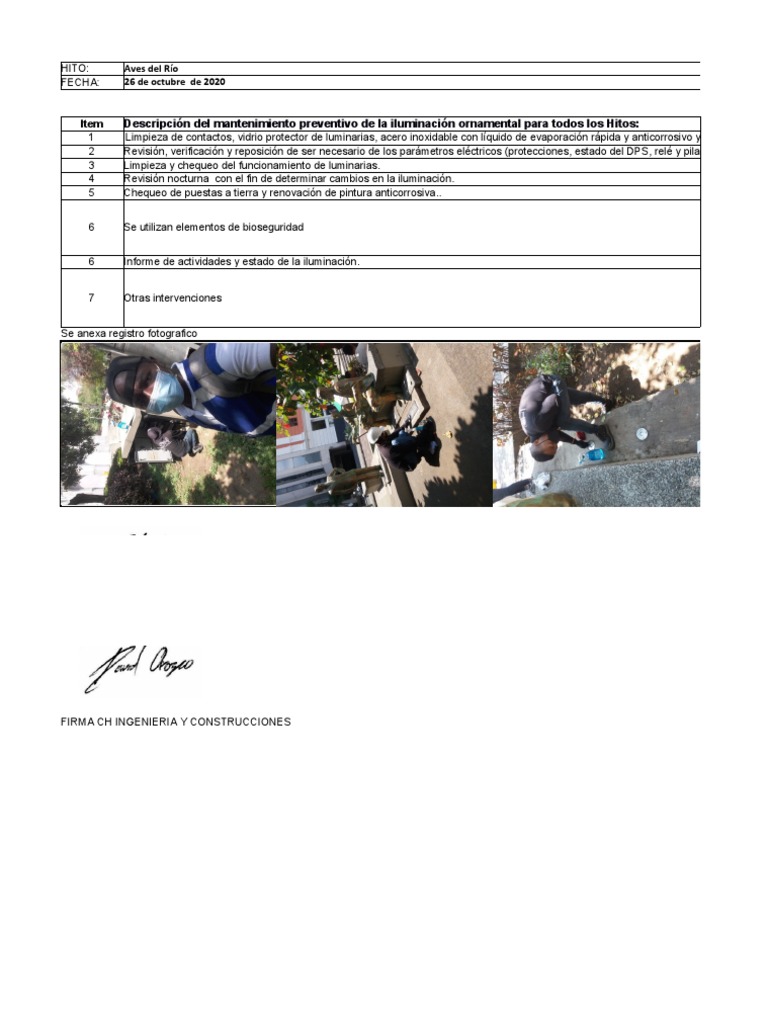 4-Check List Mantenimientos Preventivos HG Segunda Sesión (Parcial ...