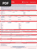 LIC Address Change Application | PDF