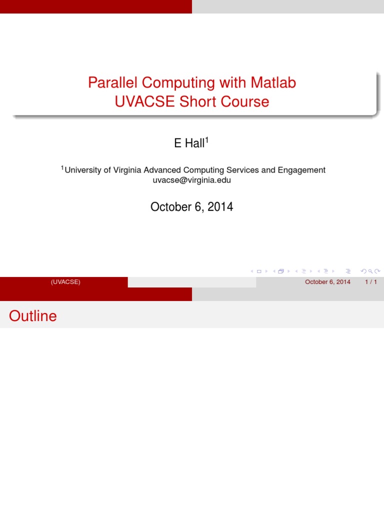 Matlab Parallel Computing Guide | PDF | Computer Cluster | Parallel Computing