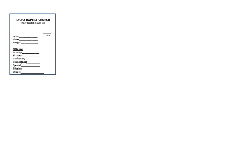 DBC Form | PDF