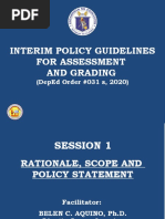 DepEd Guidelines on Student Assessment | PDF | Educational Assessment ...