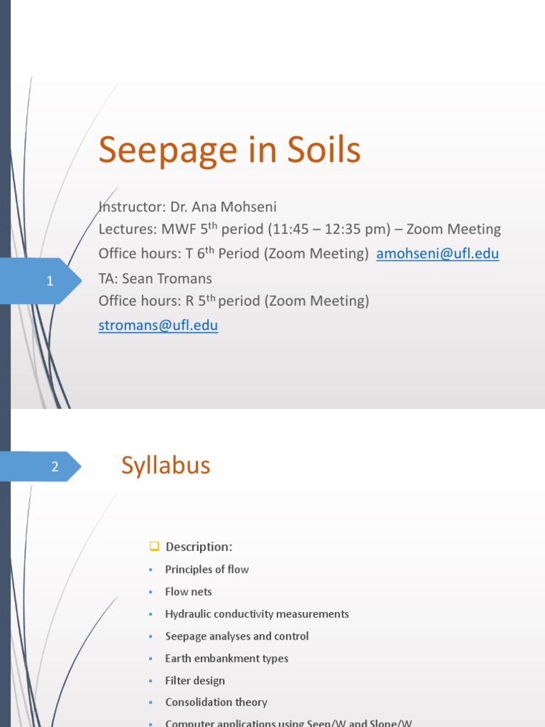 Understanding Flow Related Problems and Failure Modes in Earth ...