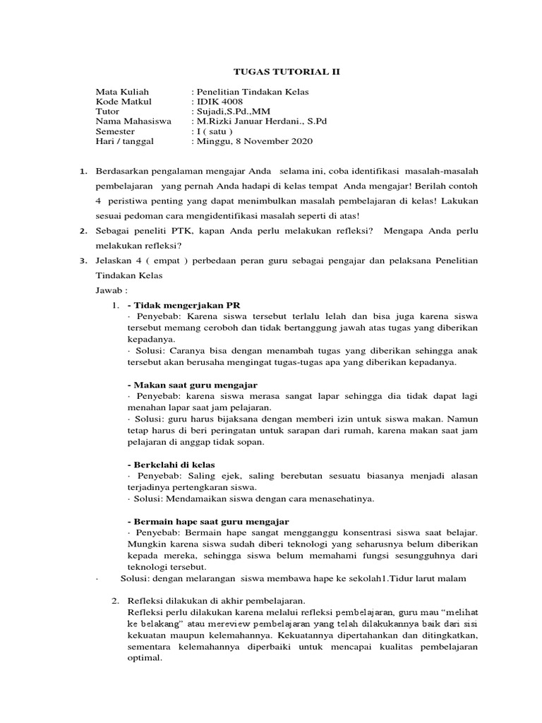Tugas 2 PTK M.rizki Januar Herdani 858053011 | PDF