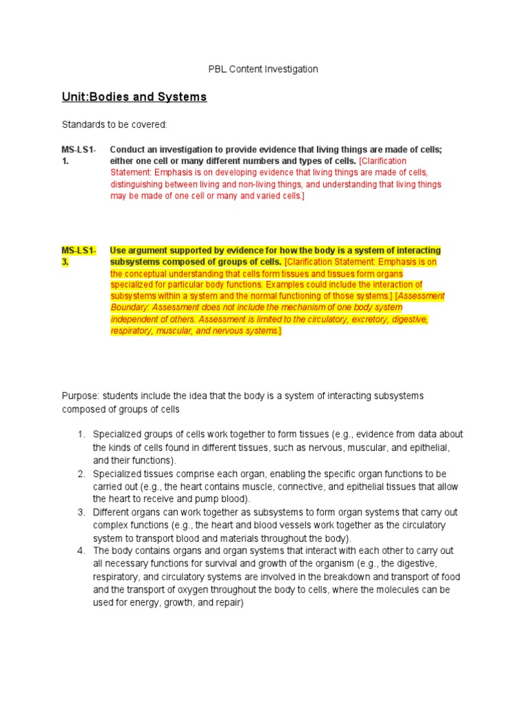 Understanding Body Systems and Cells | PDF | Human Body | Chromosome