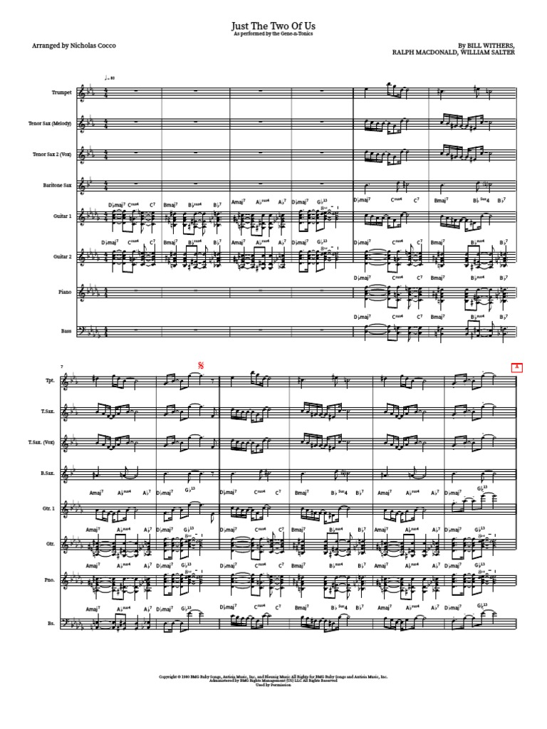 Just The Two of Us: by Bill Withers, Ralph Macdonald, William Salter ...