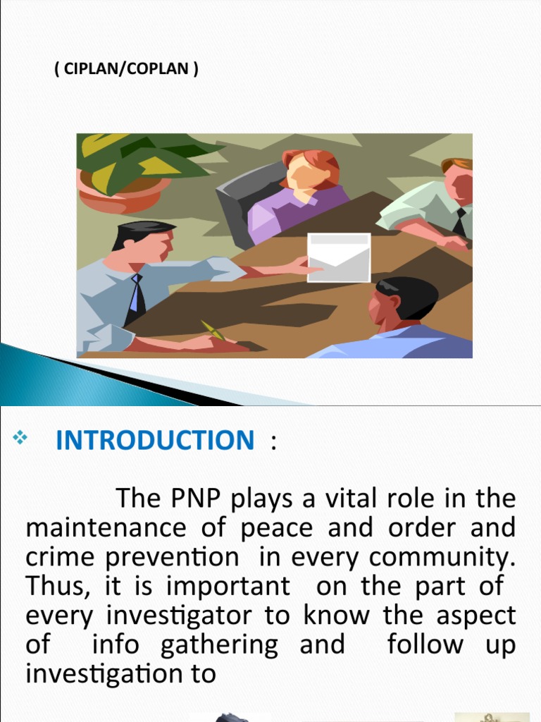 Ciplan Coplan Final Pres | PDF | Witness | Lecture