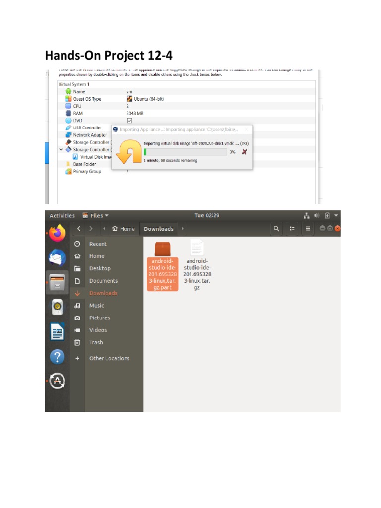 Hands-On Project 12-4 | PDF
