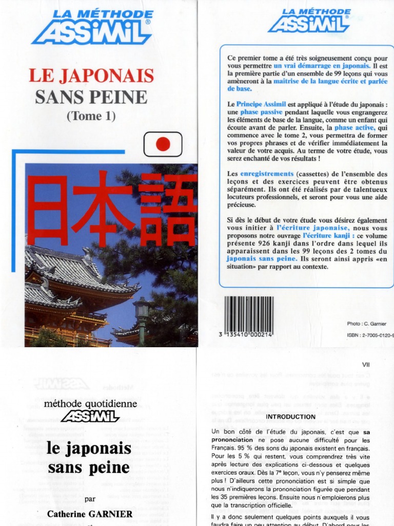 Assimil - Le Japonais Sans Peine - T1 - 0. Introduction PDF | PDF