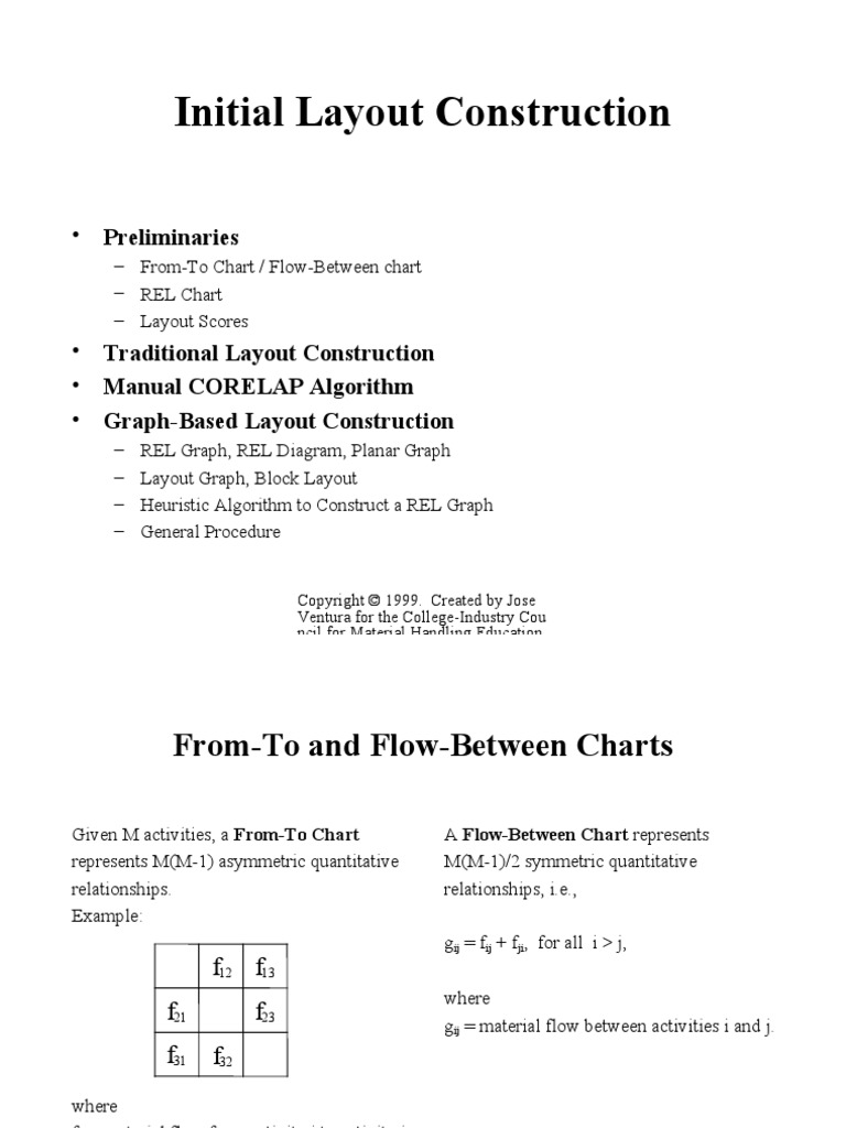 Initial Layout Construction Preliminaries Pdf Combinatorics