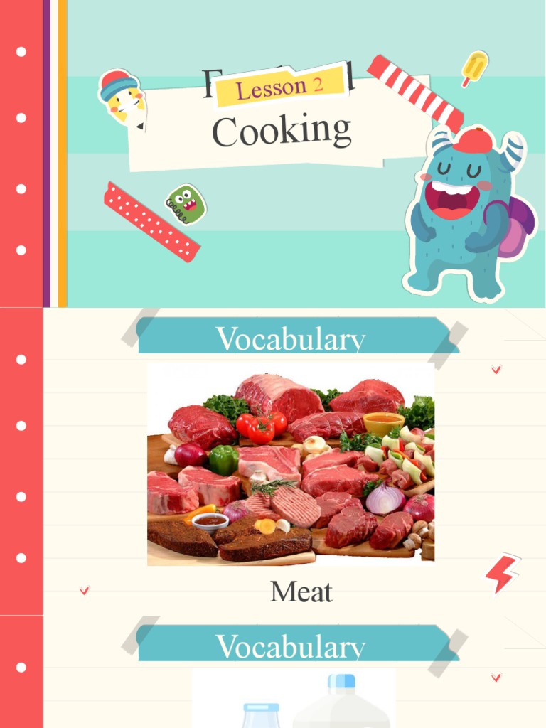 Key Cooking Vocabulary and Concepts: A Visual Guide to Countable and ...
