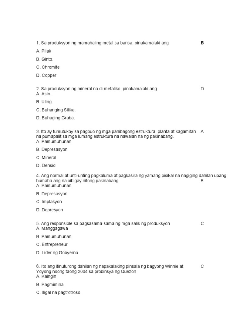 AP Unit 2 Test | PDF